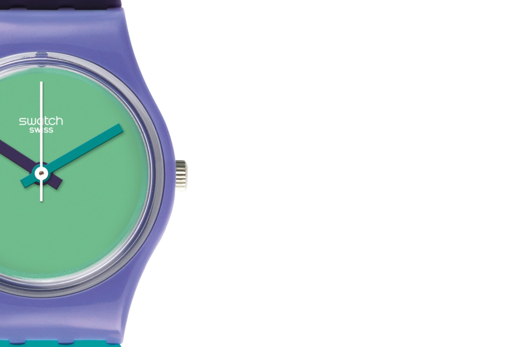 Наручные часы Swatch, голубой — фото 1