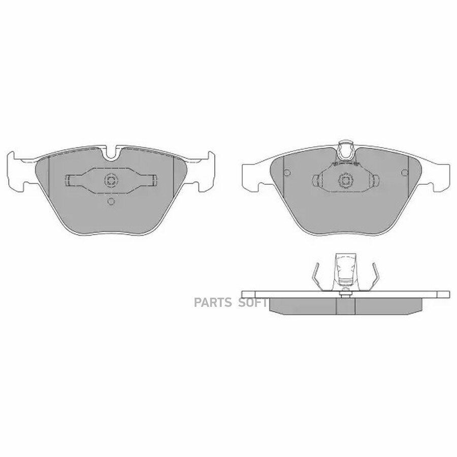 Колодки тормозные передние BMW BMW 1 07-13, 3 04-13, 5 01-10, 6 03-10, 7 01-08, X1 09-15 от официального дистрибьютора, FREMAX, артикул FBP1388