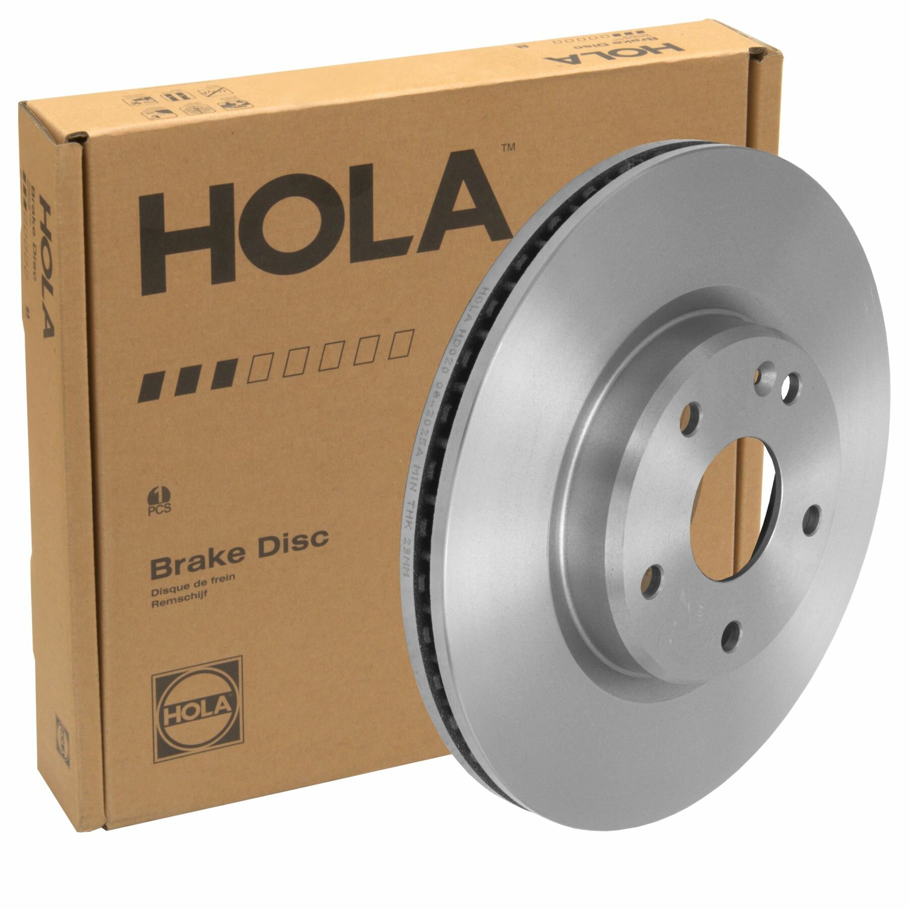 Тормозной диск вентилируемый HOLA HD020 для GEELY Coolray , Binyue , BELGEE X50