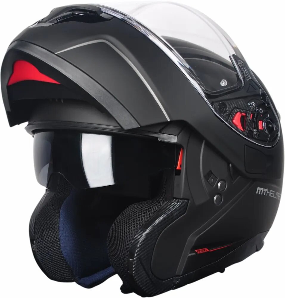 MT HELMETS Мотошлем, цвет: черный матовый, размер: XXL