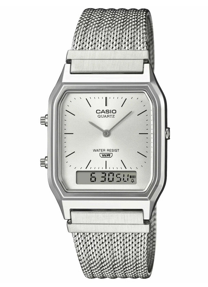 Наручные часы CASIO, серебристый