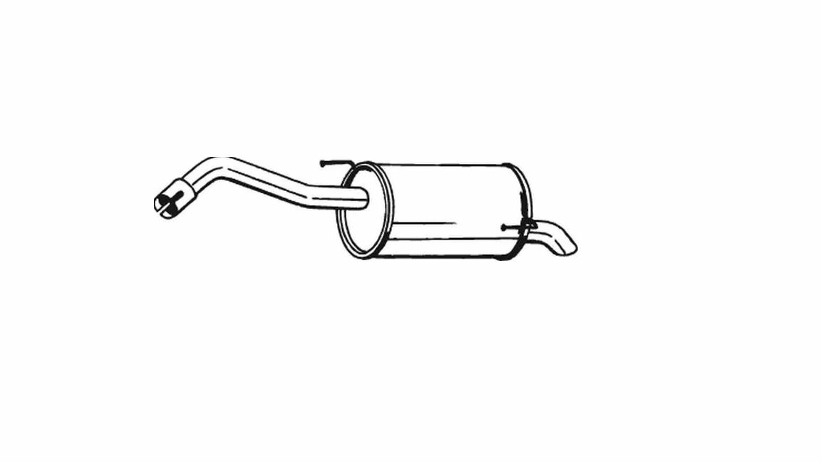 Глушитель задний NISS NOTE 06- BOSAL 145-127