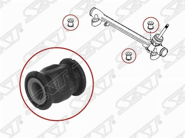 Сайлентблок SAT ST-KD31-32-123B рулевой рейки Mazda 3 13-19, 6 12-