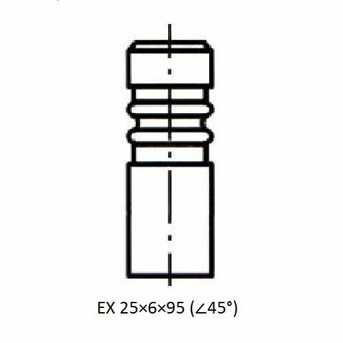 Клапан ДВС ZIKMAR Z17446R