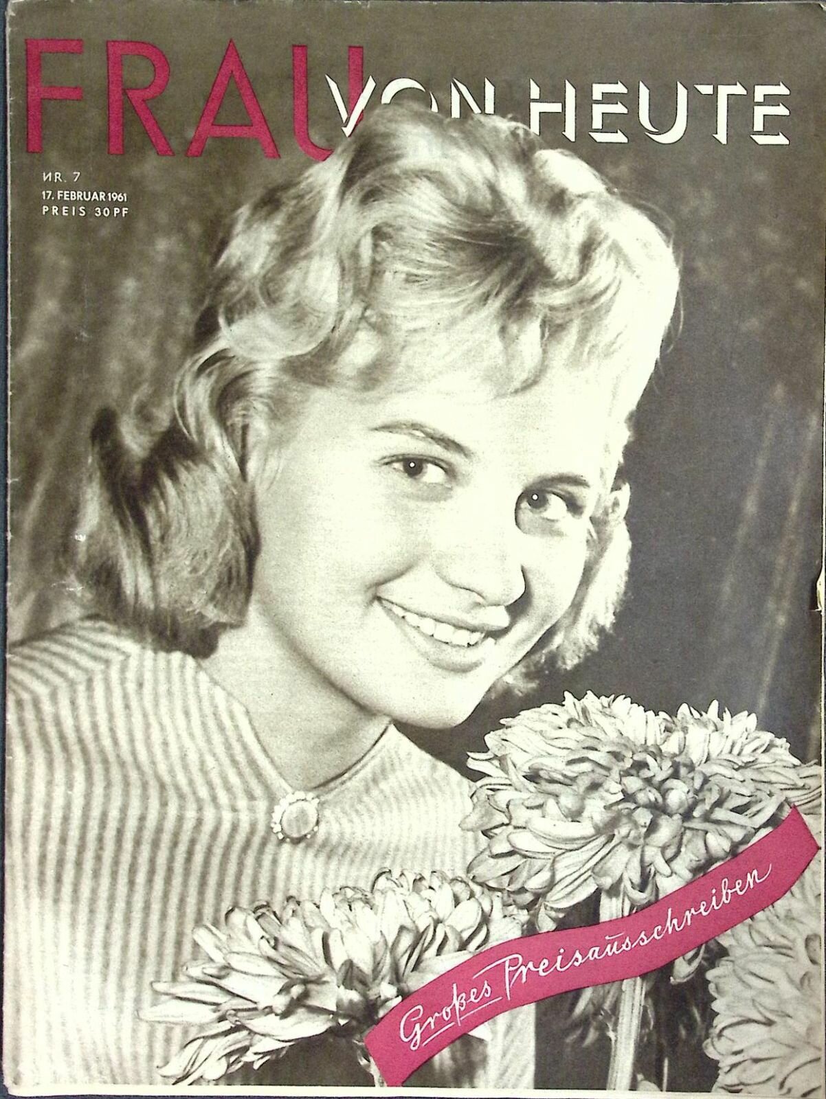 Журнал Frau von heute 1961 № 7, февраль Москва Мягкая обл. 31 с. С ч/б илл