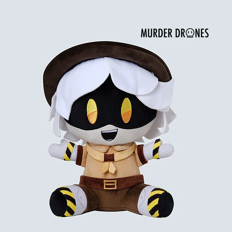 Официальный брелок Murder Drones Cyn Uzi, плюшевая игрушка GLITCH оригинал