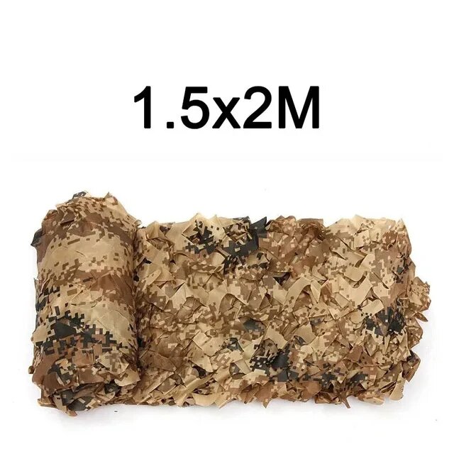 Камуфляжная сетка 1.5x2 Desert, коричневая