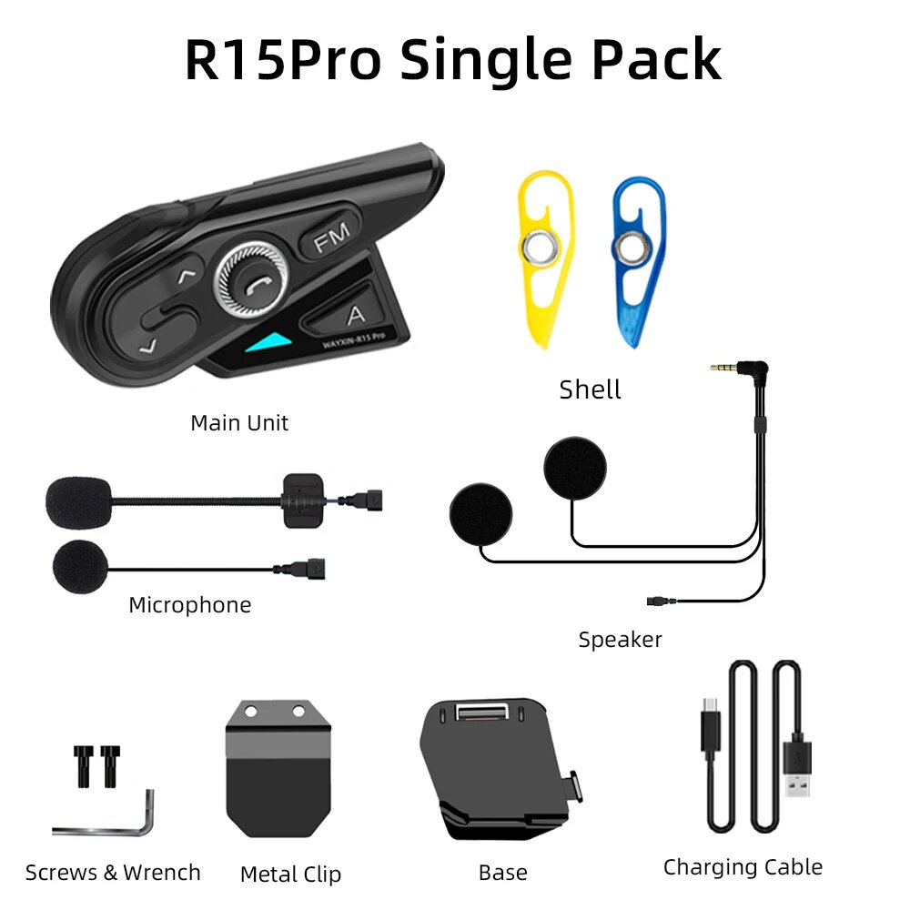Мотогарнитура WAYXIN R15 Pro Single Pack