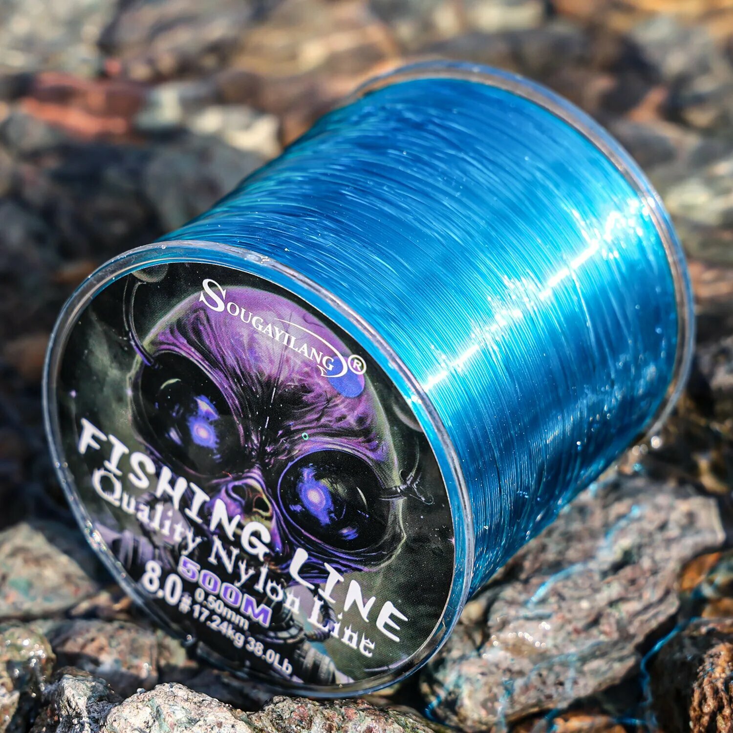 Нейлоновая леска Sougayilang Blue 0.23mm 500м