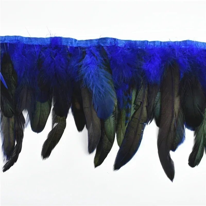 Фетр Xywae из пера фазана Темно-синий, 1Meters, Royal blue