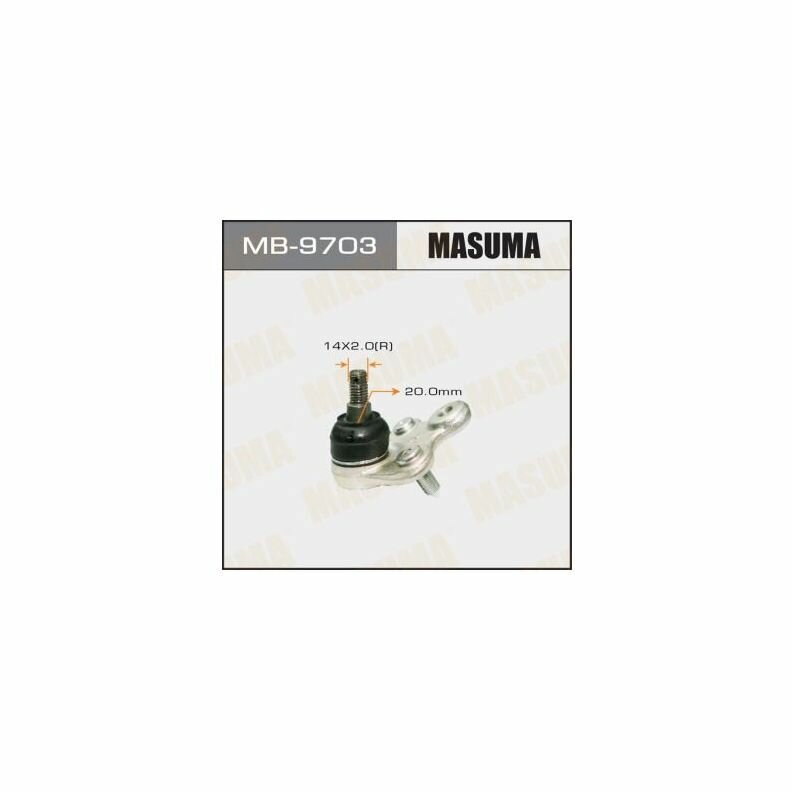 Шаровая опора MASUMA front low HONDA CR-V / RE3, RE4 HONDA CIVIC 2012-2015, HONDA CR-V 2006-2025, HONDA VEZEL 2013-2021, HONDA VEZEL HYBRID 2013-2021 51220-STK-A01,51220-SWA-A01,51220-TV0-E01,51230-SWA