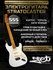 Электрогитара JET JS-300 OW: белый стратокастер Olympic White, SSS, тремоло, гри...