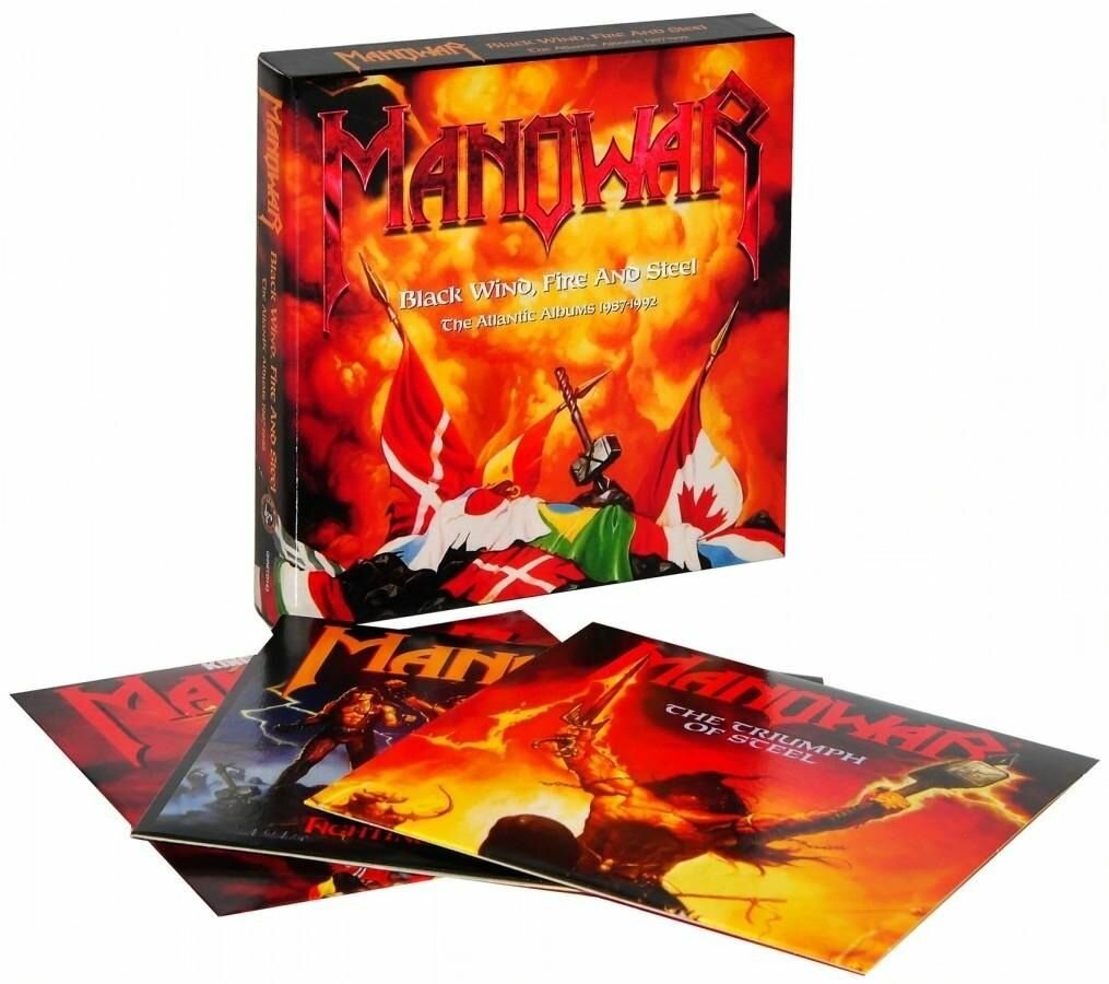 Manowar. Black Wind, Fire And Steel, The Atlantic Albums 1987-1992 (3CD Box Set/Бокс-сет)