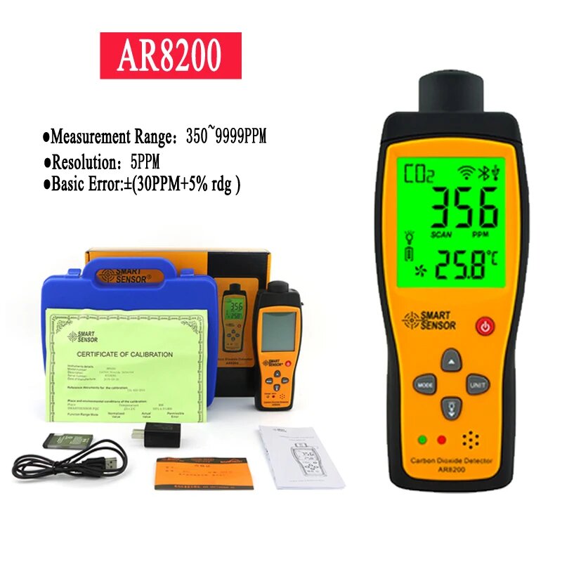 Датчик CO2 SMART SENSOR AR8200 — фото 1