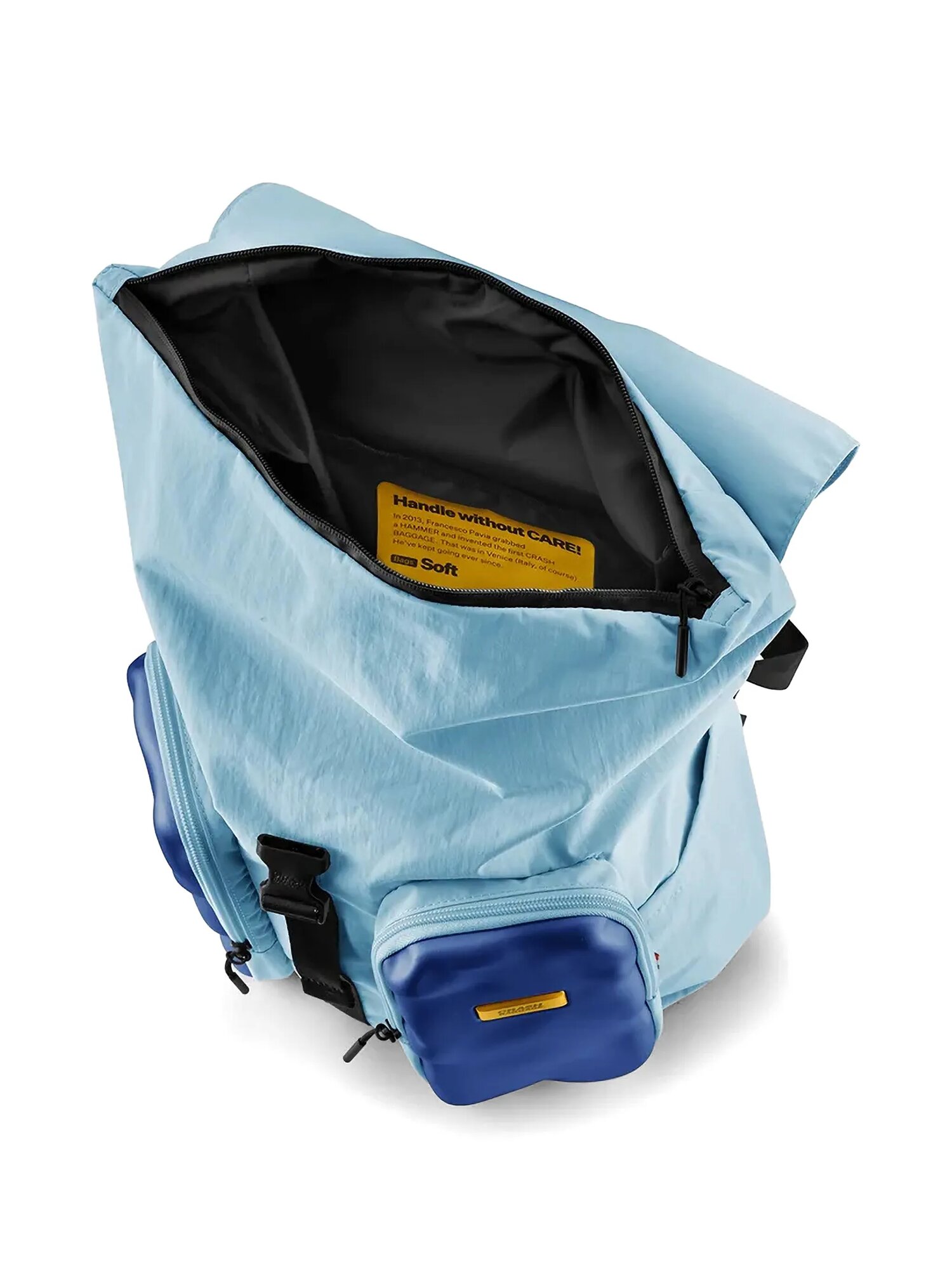 Сумка CRASH BAGGAGE Soft Rucksack 2.0 buckle-fastening backpack, blue — фото 1