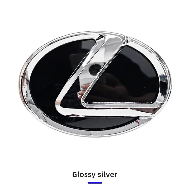Эмблема Lexus, серебряная, 130mm