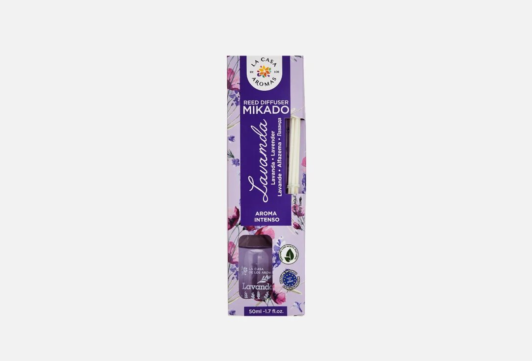 La Casa de los Aromas MIKADO LAVENDER Ароматизатор воздуха с палочками, Лаванда 50 мл