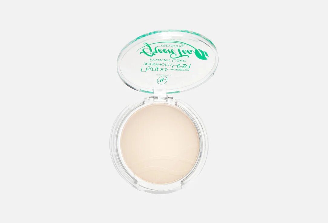 TF Cosmetics Green Tea Repairing Power Cake Компактная пудра для лица 12 г 01