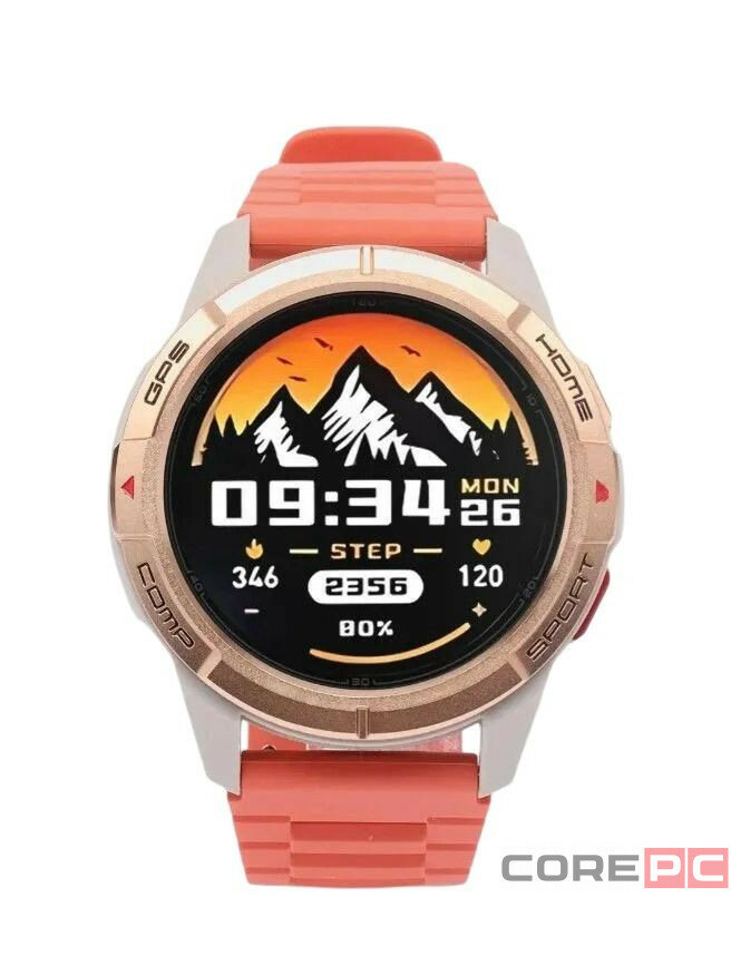 Умные часы Xiaomi Mibro GS Active (XPAW016) c русским языком + 2 ремешка золотой