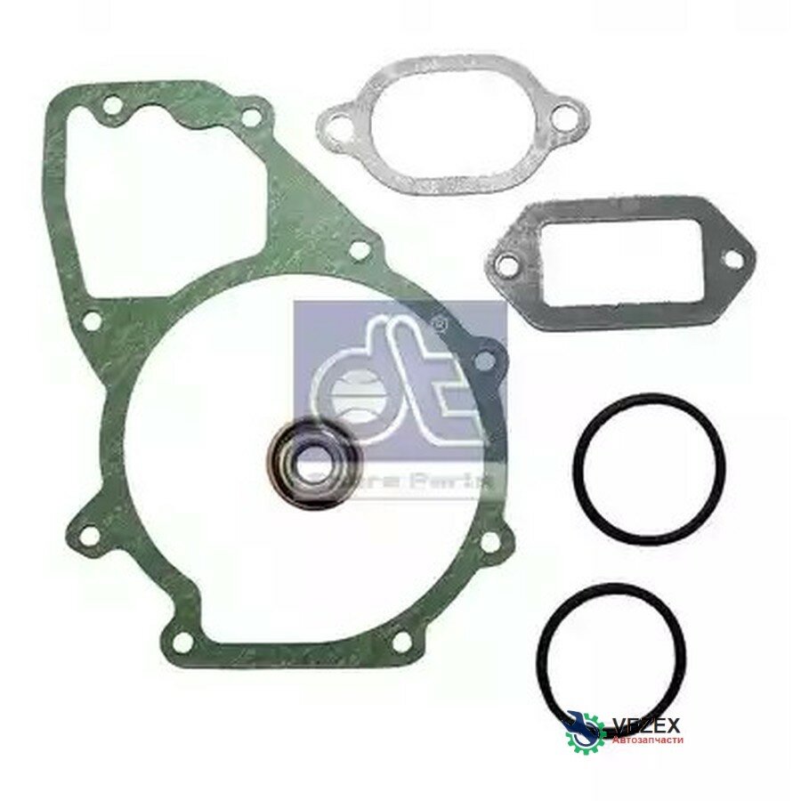 DT SPARE PARTS 490927 р/к водяного насоса! (мрк) прокладки4, фибра1, кольца упл2\MB Actros, Axor