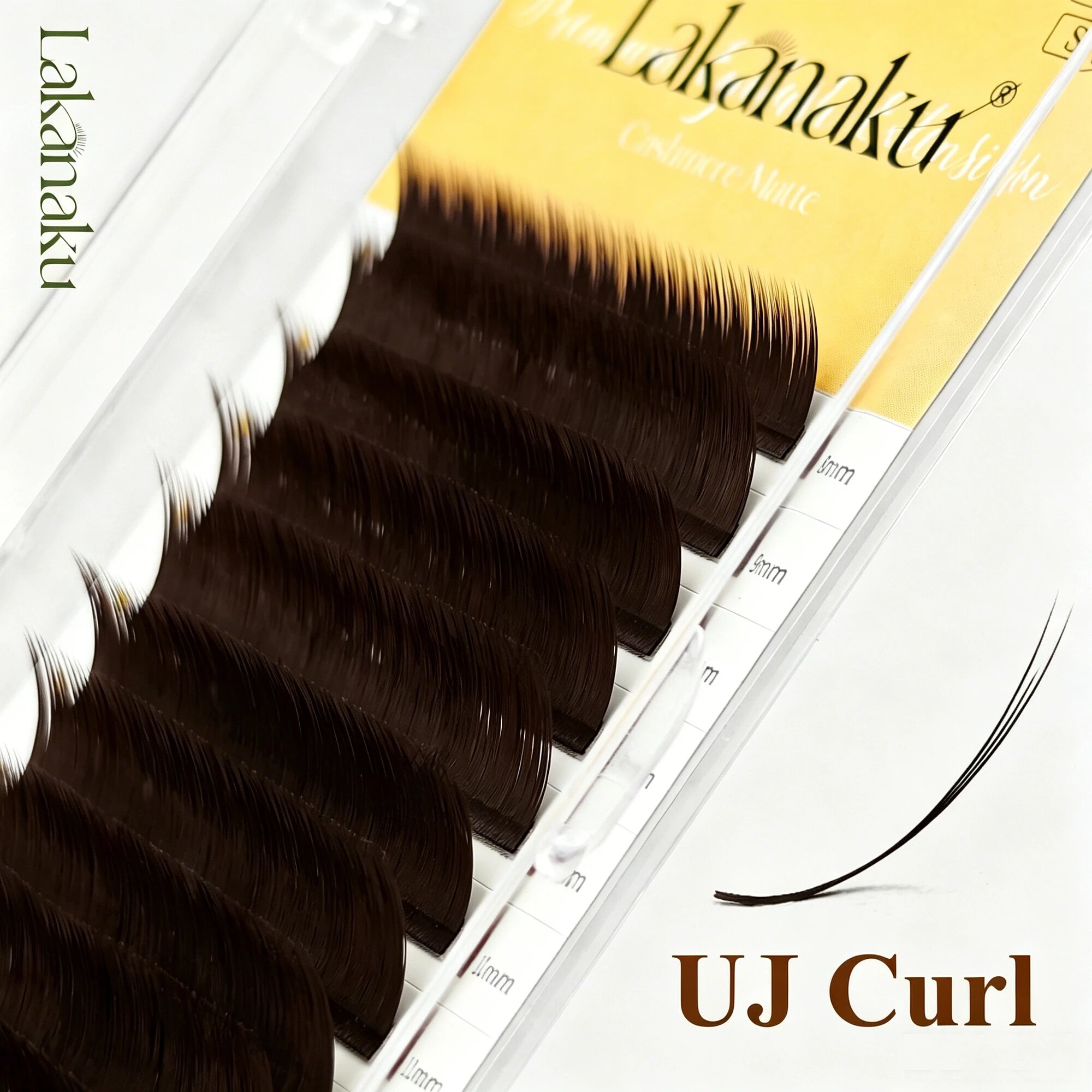 Накладные ресницы ABONNIE Camellia UJ-Brown