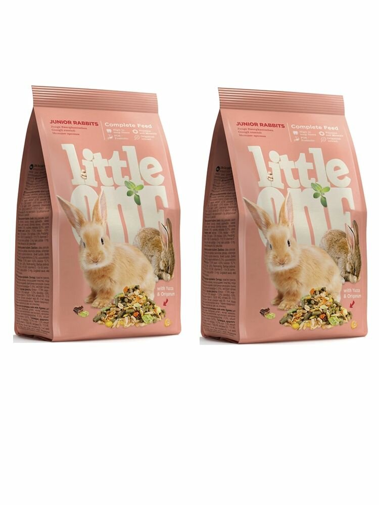 Little One Корм для молодых кроликов, 900 гр, 2 уп