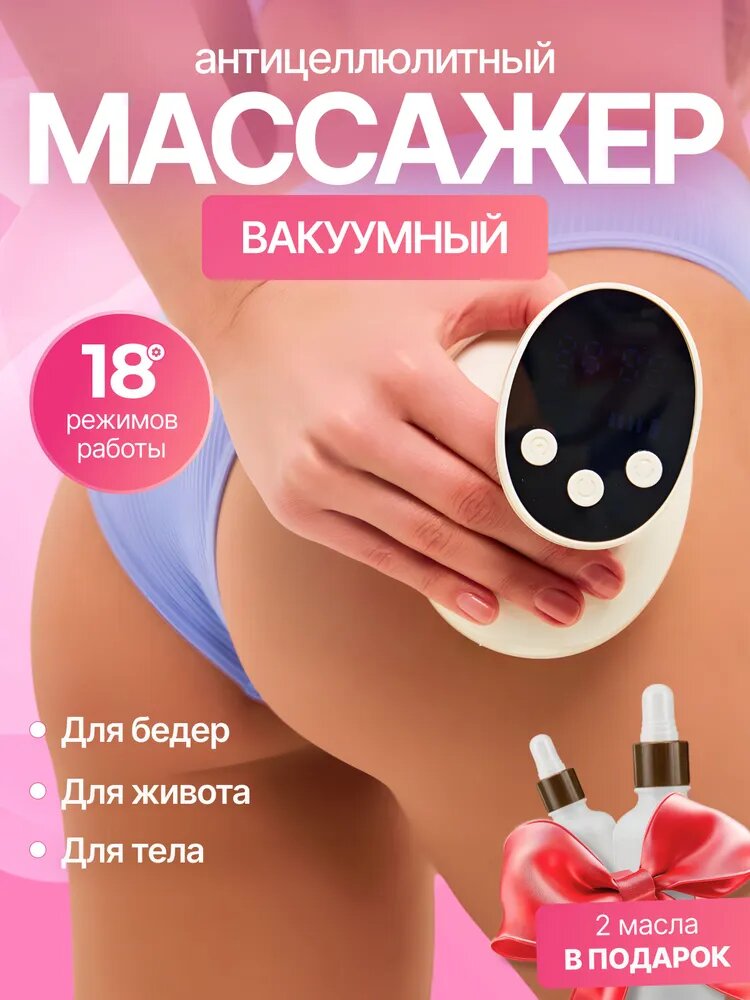 Вакуумный массажер антицеллюлитный/Антицеллюлитный массажер