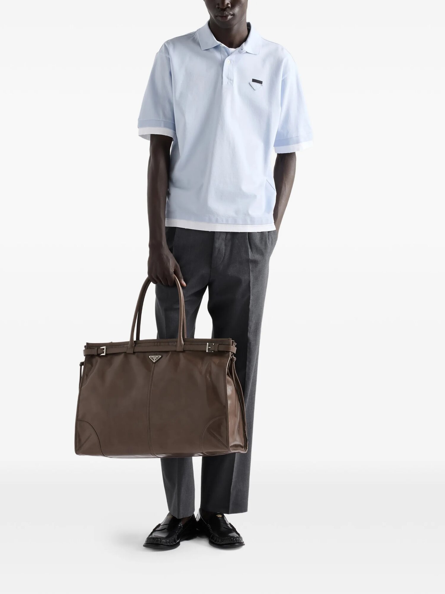 Сумка Prada Bonnie, brown — фото 1