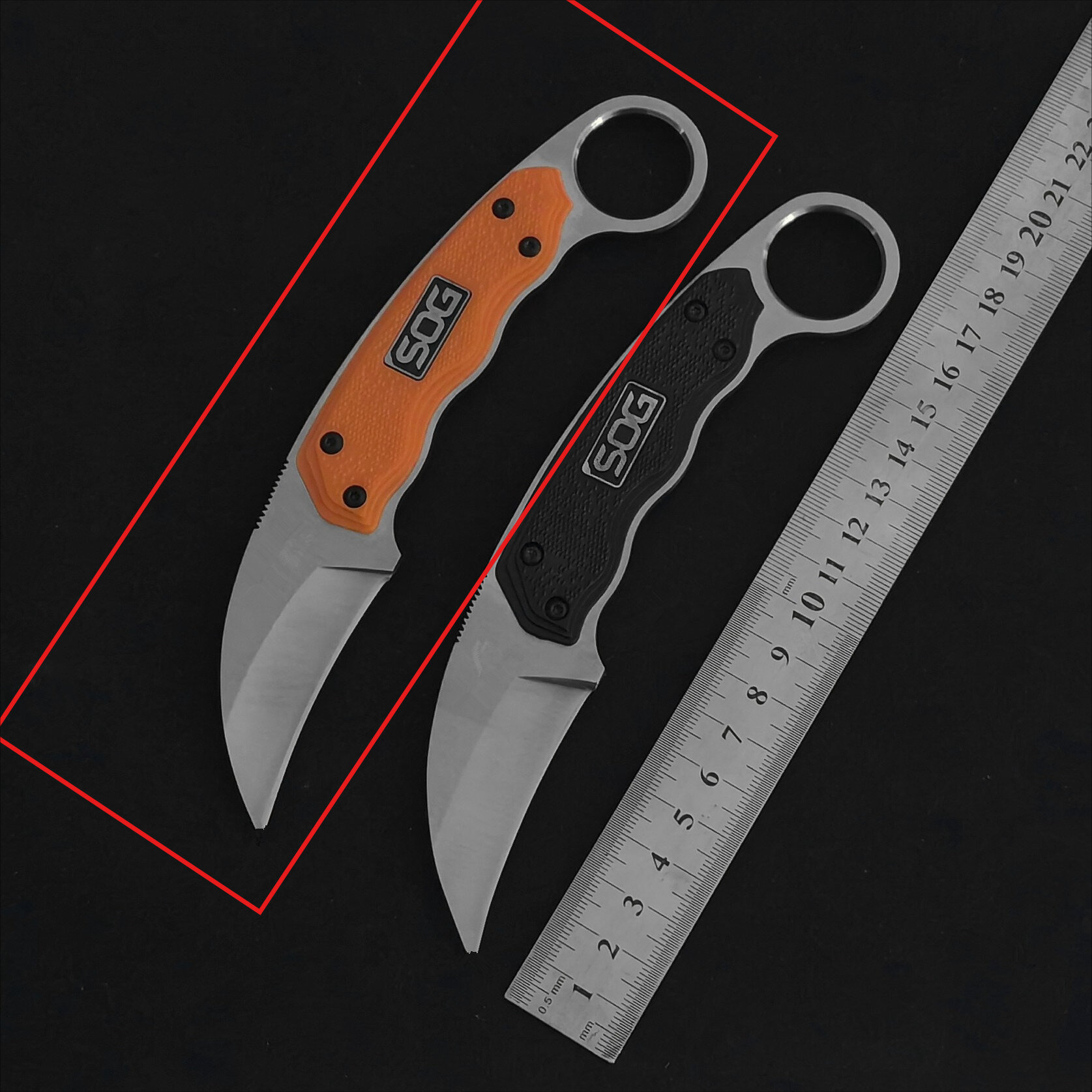 SOG Когтевой нож с ножнами, цельный хвостовик, тактический EDC для отдыха на природе
