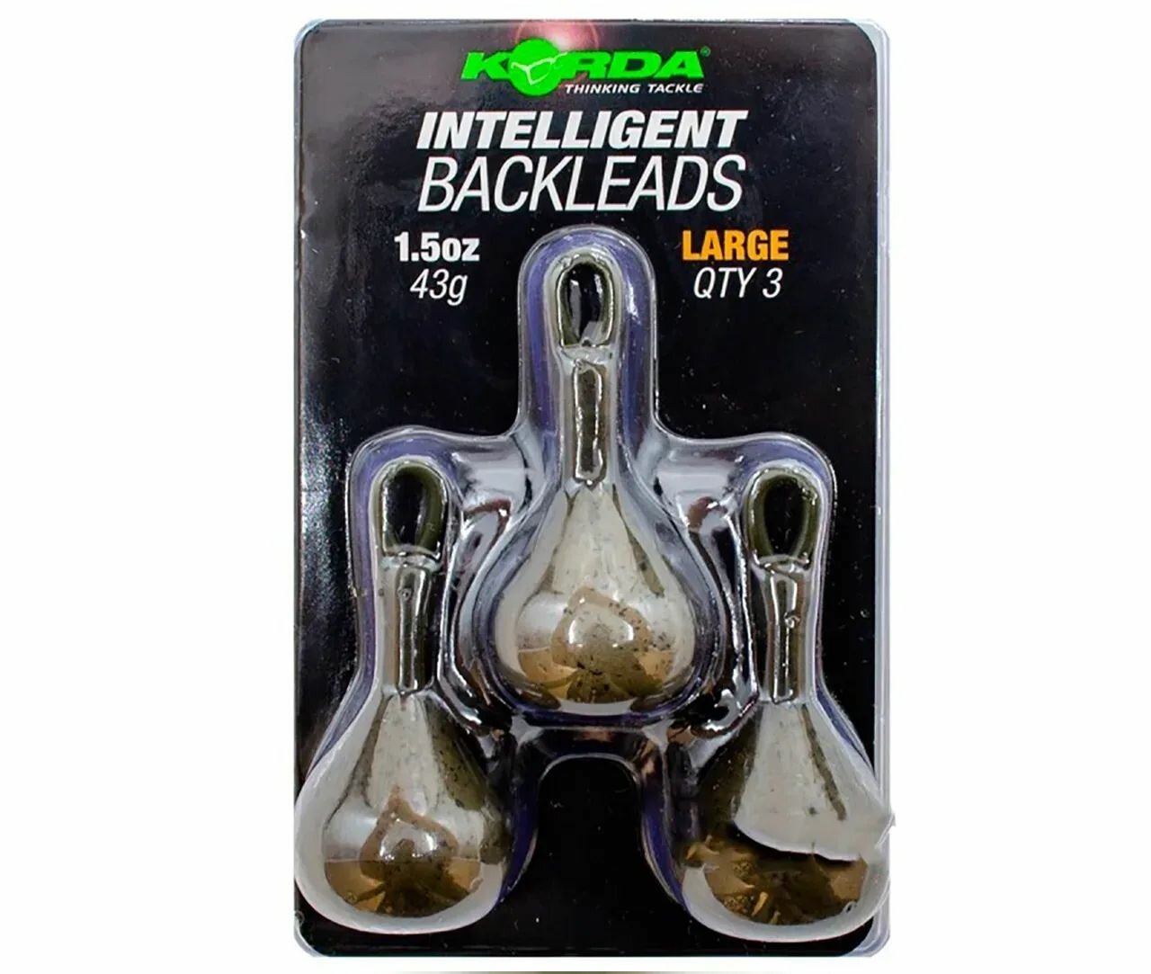 KORDA Грузило заднее Intelligent Back Leads 1,5oz 42г