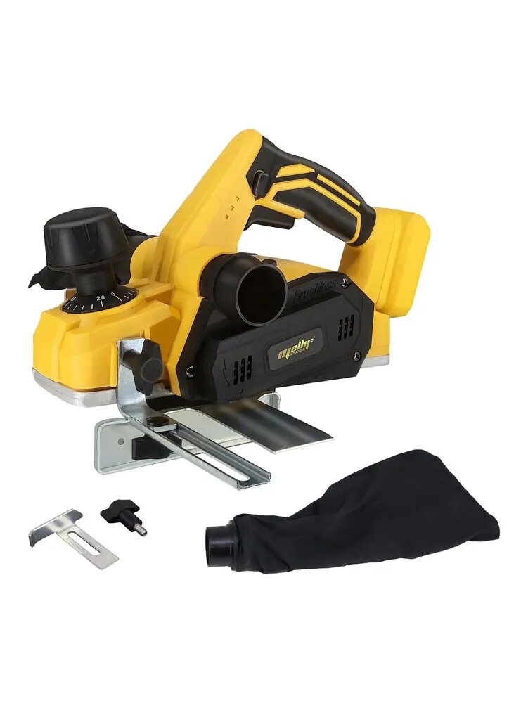 Электрический строгальный станок Mellif совместим с аккумулятором DeWalt 20V (без аккумулятора) и подходит для обработки древесины