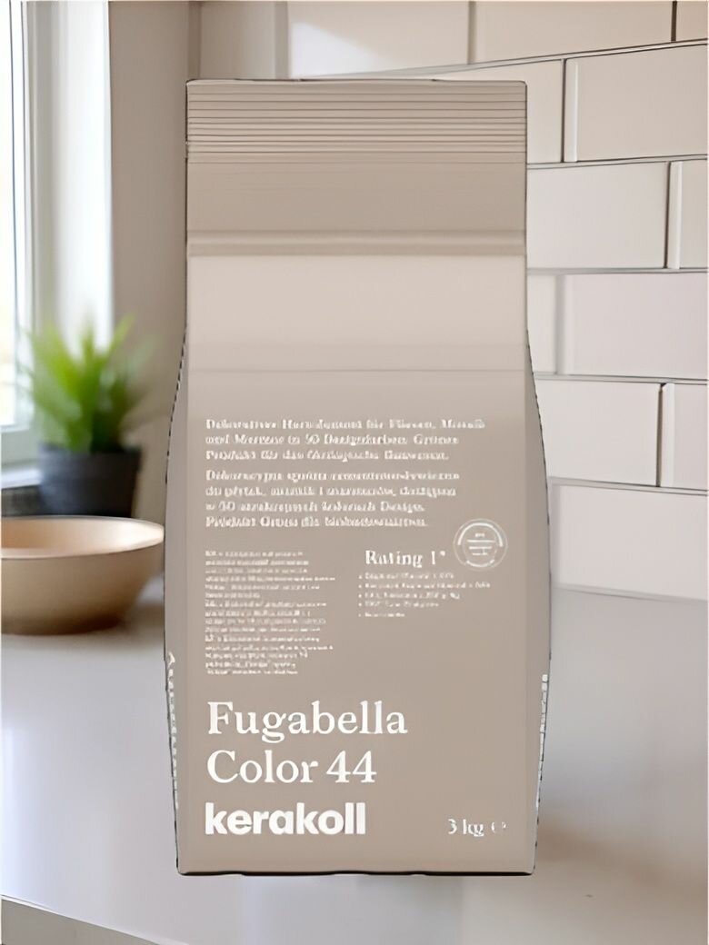 Затирка для плитки полимерцементная №44 Kerakoll Fugabella Color 0-20 3кг