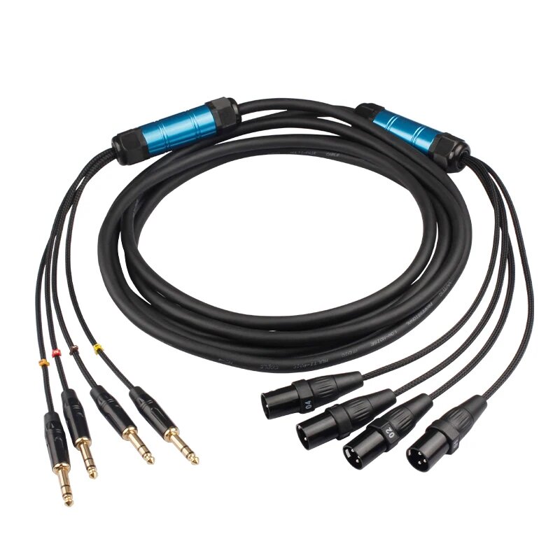 YYTCG Змеиный аудиокабель XLR 2-16 каналов 4 ways xlr male, 10 м