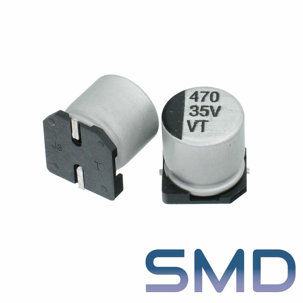 470мкФ 35В / SMD / 10x10,5 / 105 С / конденсатор электролитический (5шт)