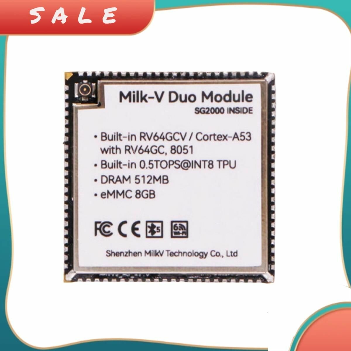Y7(V T I A) Модуль Milk-V Duo 01 SG2000 Core Module - RISC-V, Без WIFI EMMc