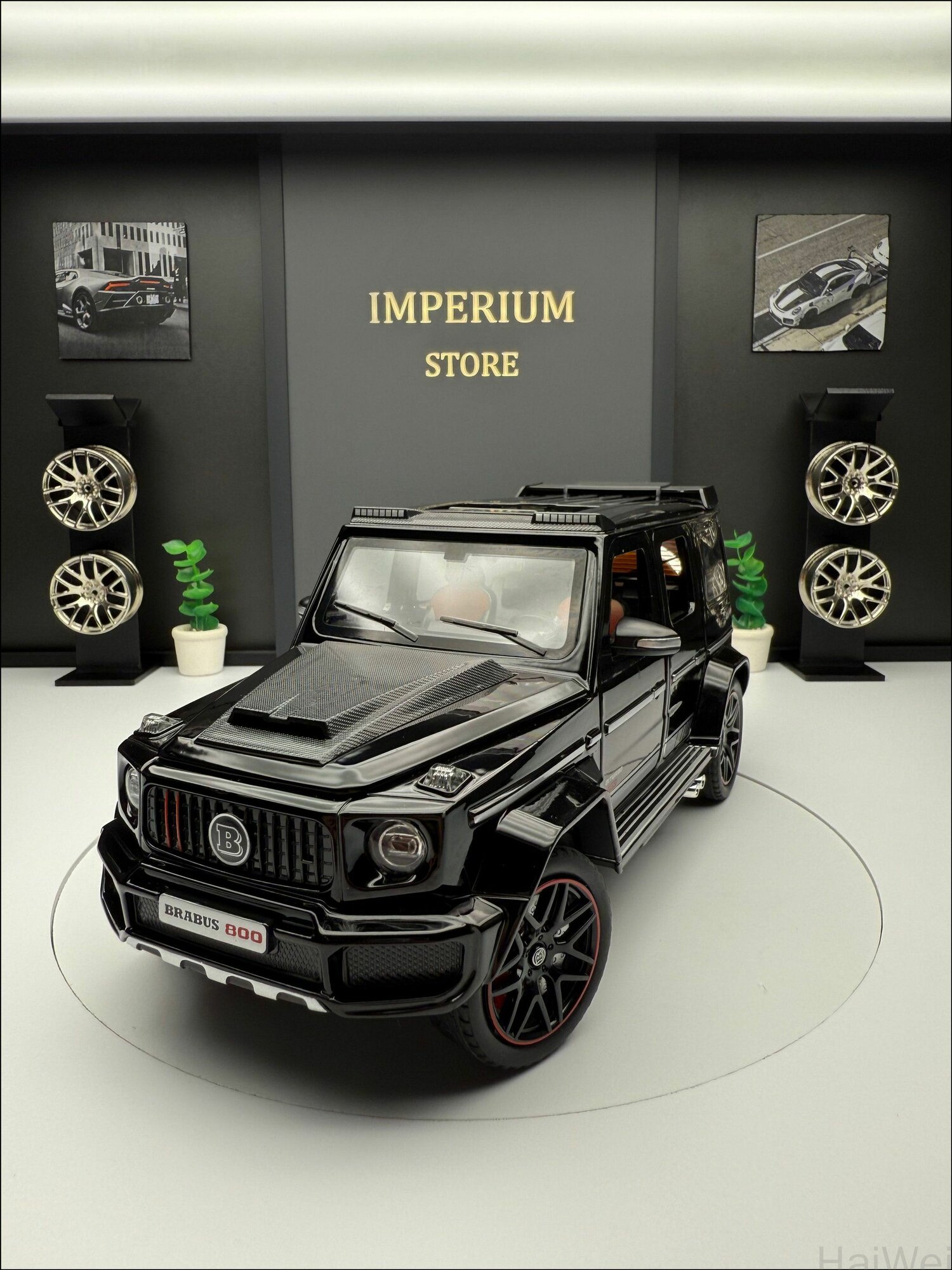 Модель автомобиля MercedesBenz G63 Brabus 800 в масштабе 1:24, качественная игрушка для мальчиков, выпускается в металлическом корпусе
