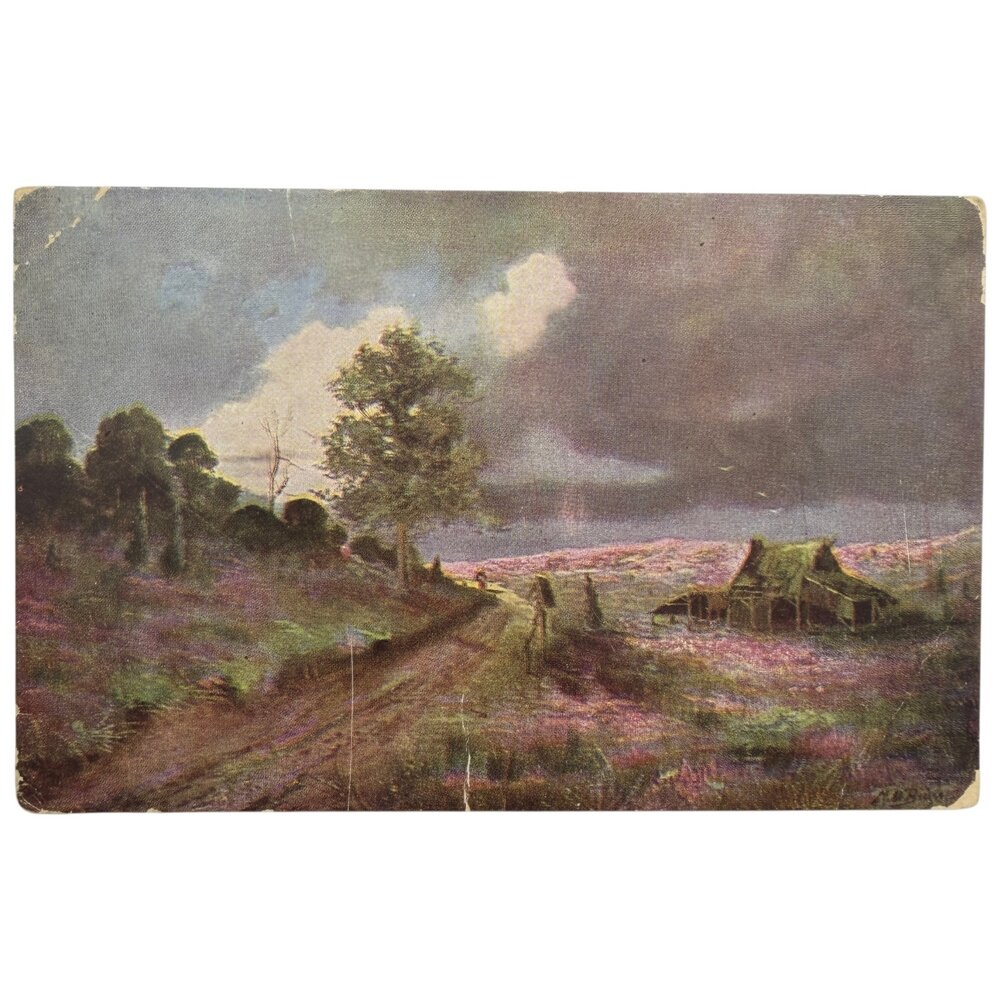 Почтовая открытка "Приближение грозы" 1900-1917 гг. Германская Империя
