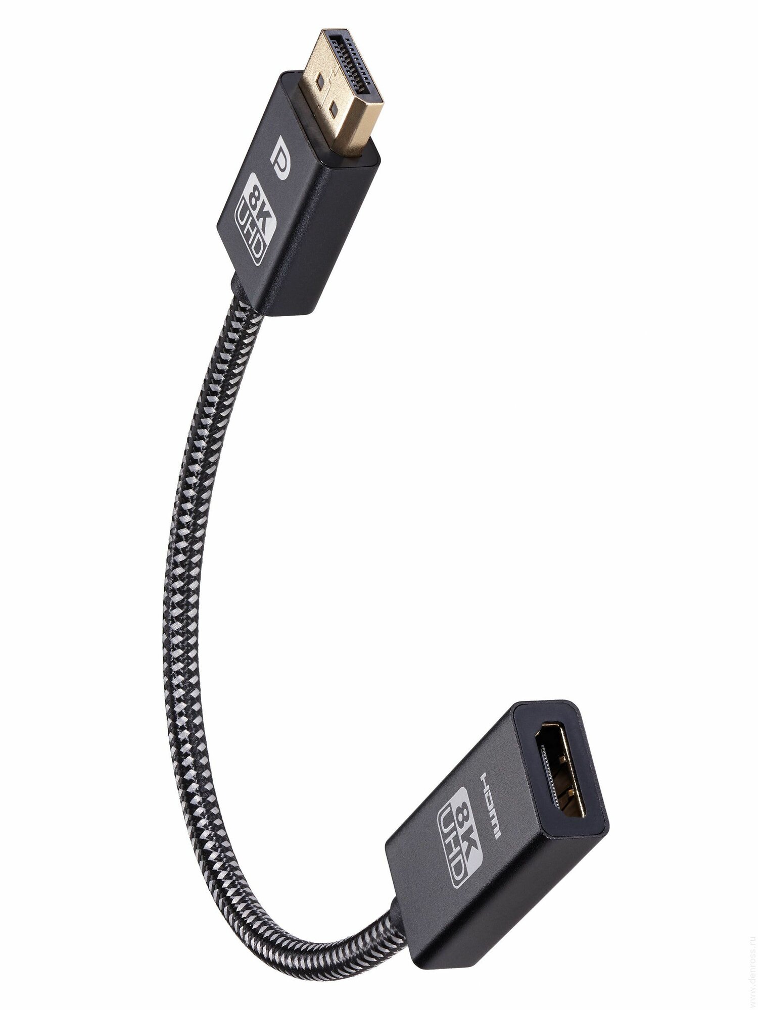 Однонаправленный переходник DisplayPort HDMI (M/F) TELECOM 0.15 м медь 8K 60Hz адаптер (TA580)