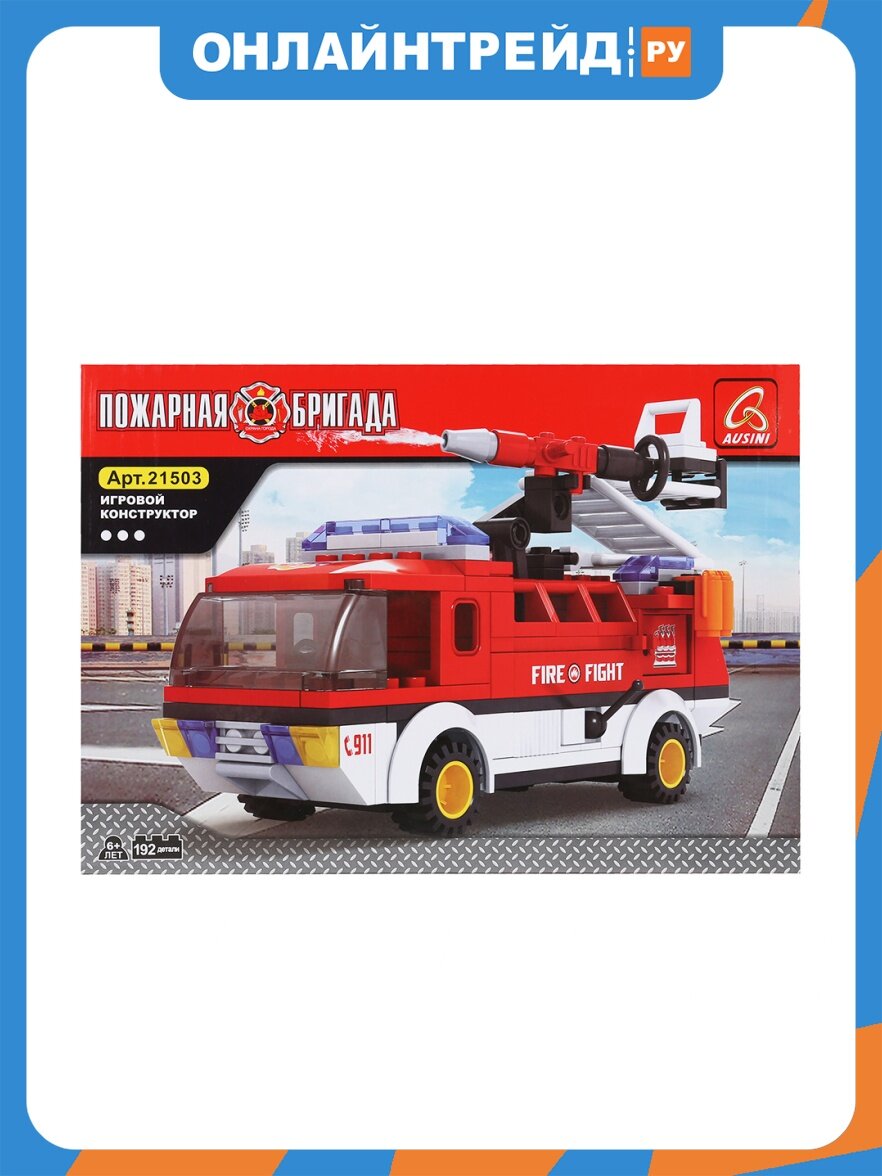 Конструктор Ausini 21503 Пожарная машина 192 дет.