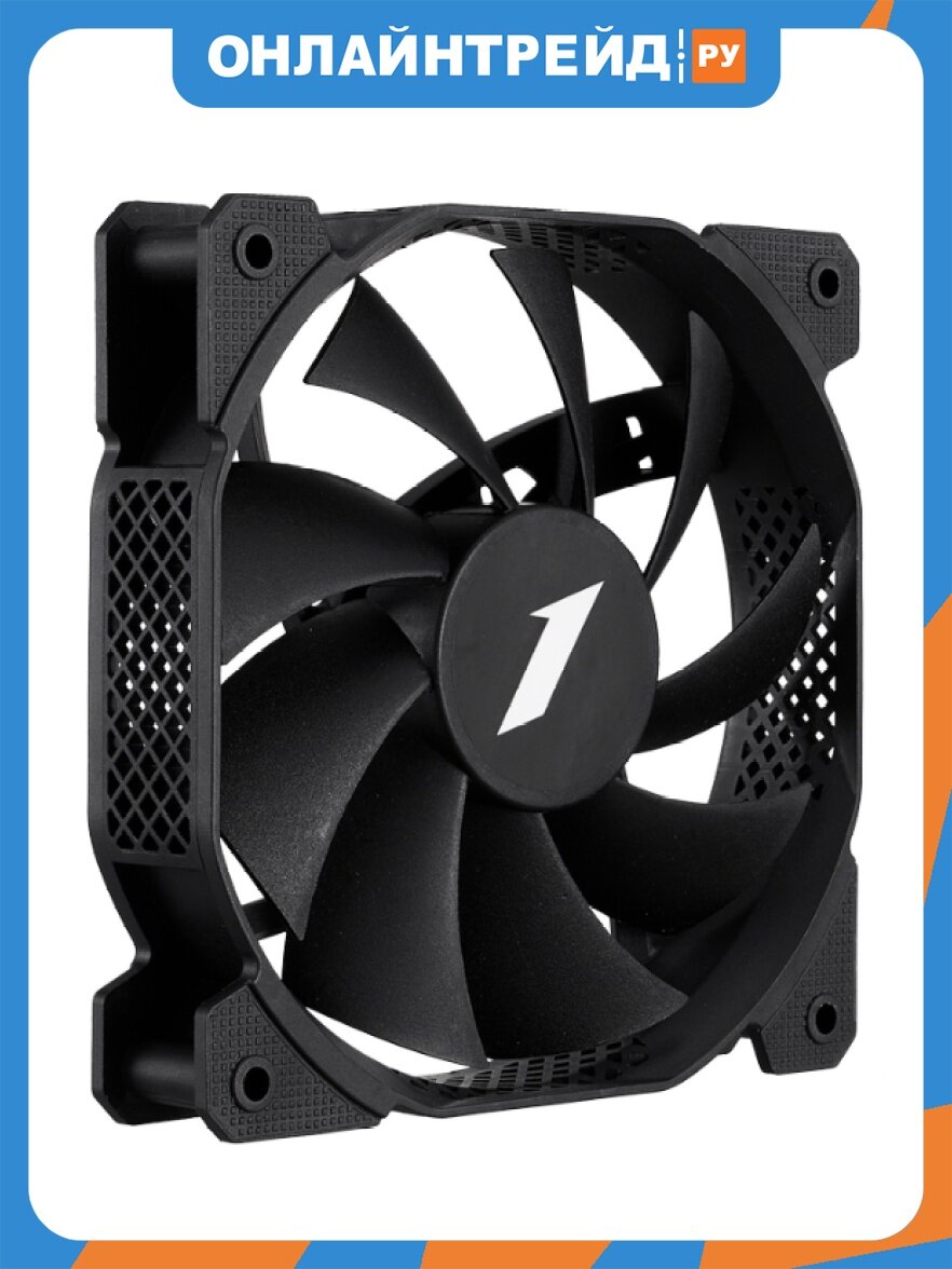 Вентилятор для корпуса 1STPLAYER F Black OEM (F-BK-3P)