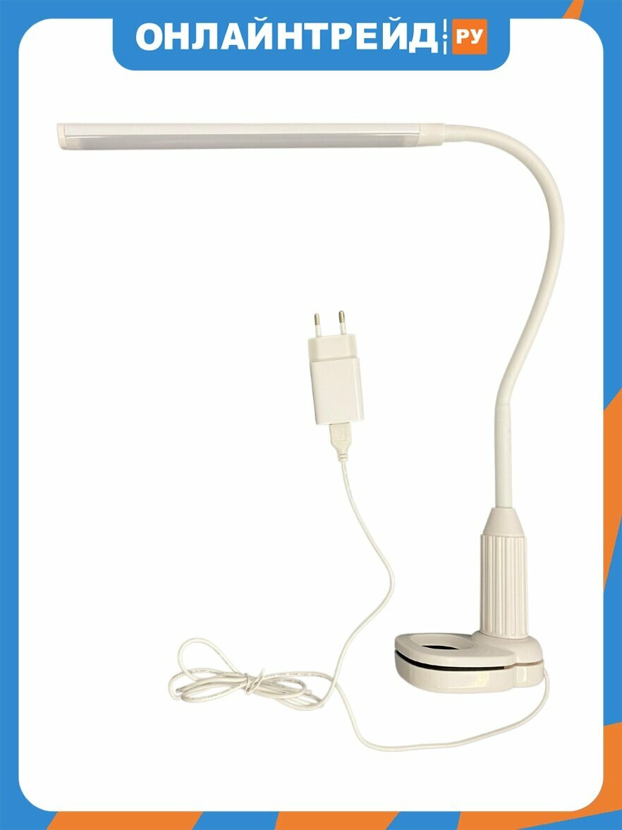 Настольная лампа Uniel TLD-572 White/LED/500Lm/4500K/Dimmer