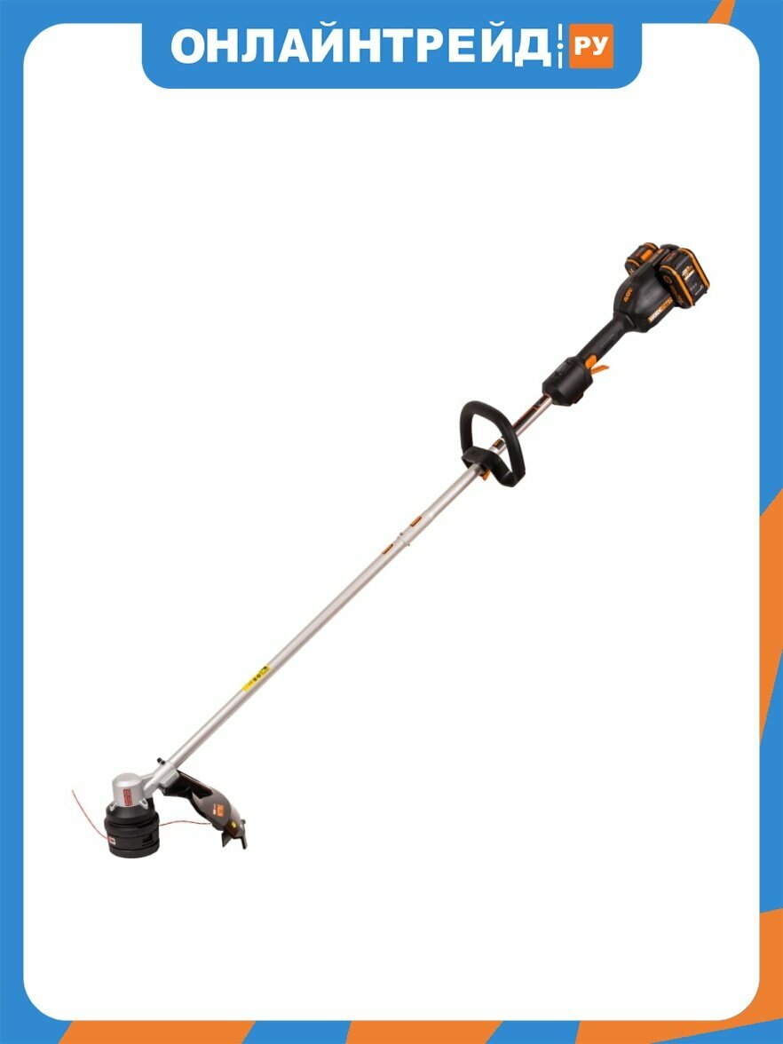 Триммер аккумуляторный Worx WG185E.9, 40В, 38см, без АКБ и ЗУ