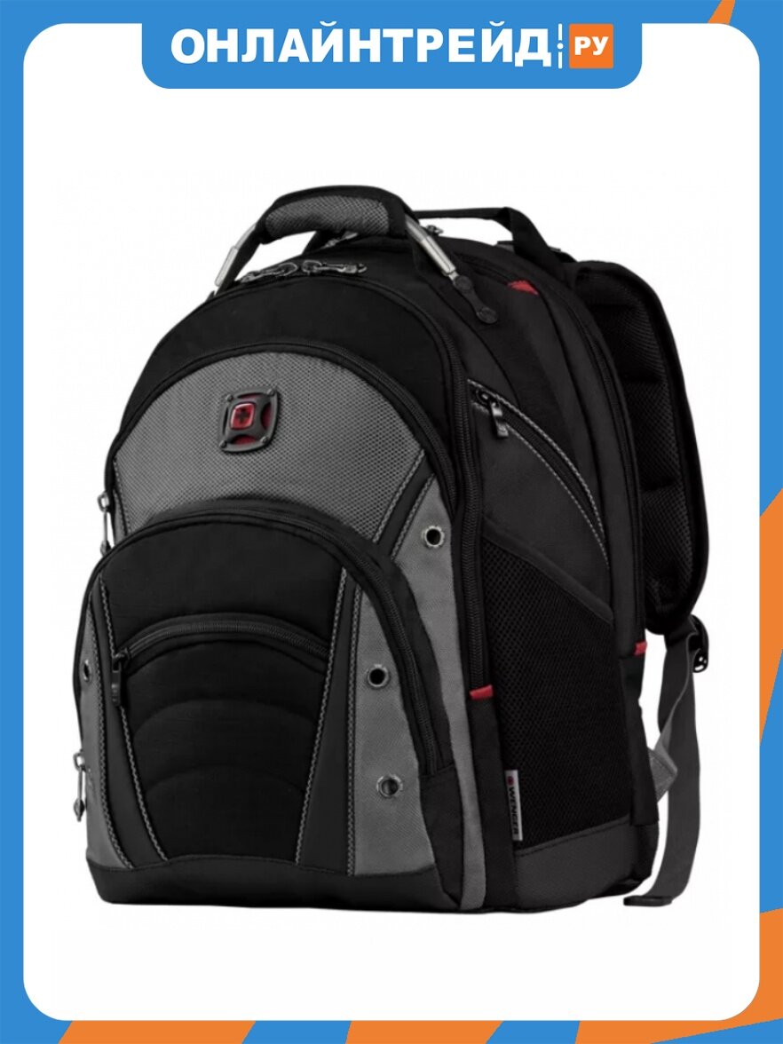 Рюкзак Wenger Synergy 600635, черный/серый, 26 л