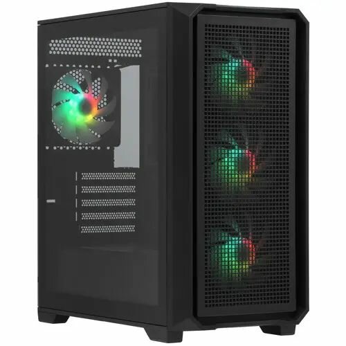 Компьютерный корпус Cougar MX600 Mini V2 Pro (MX600 MINI V2 PRO) черный - Mini Tower, Micro-ATX, USB 2.0 Type-A, USB 3.2 Gen 1 Type-A