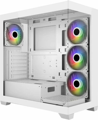 Компьютерный корпус FSP M340-WA (POC0000273) белый - Midi Tower, ATX, USB 3.2 Gen 1 Type-A, USB 3.2 Gen 1 Type-C