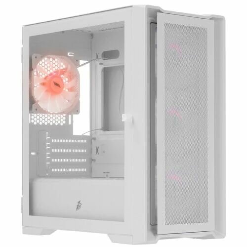 Компьютерный корпус 1STPLAYER TRILOBITE T4 (T4-WH-4F1-W) белый - Mini Tower, Micro-ATX, USB 3.2 Gen 1 Type-A