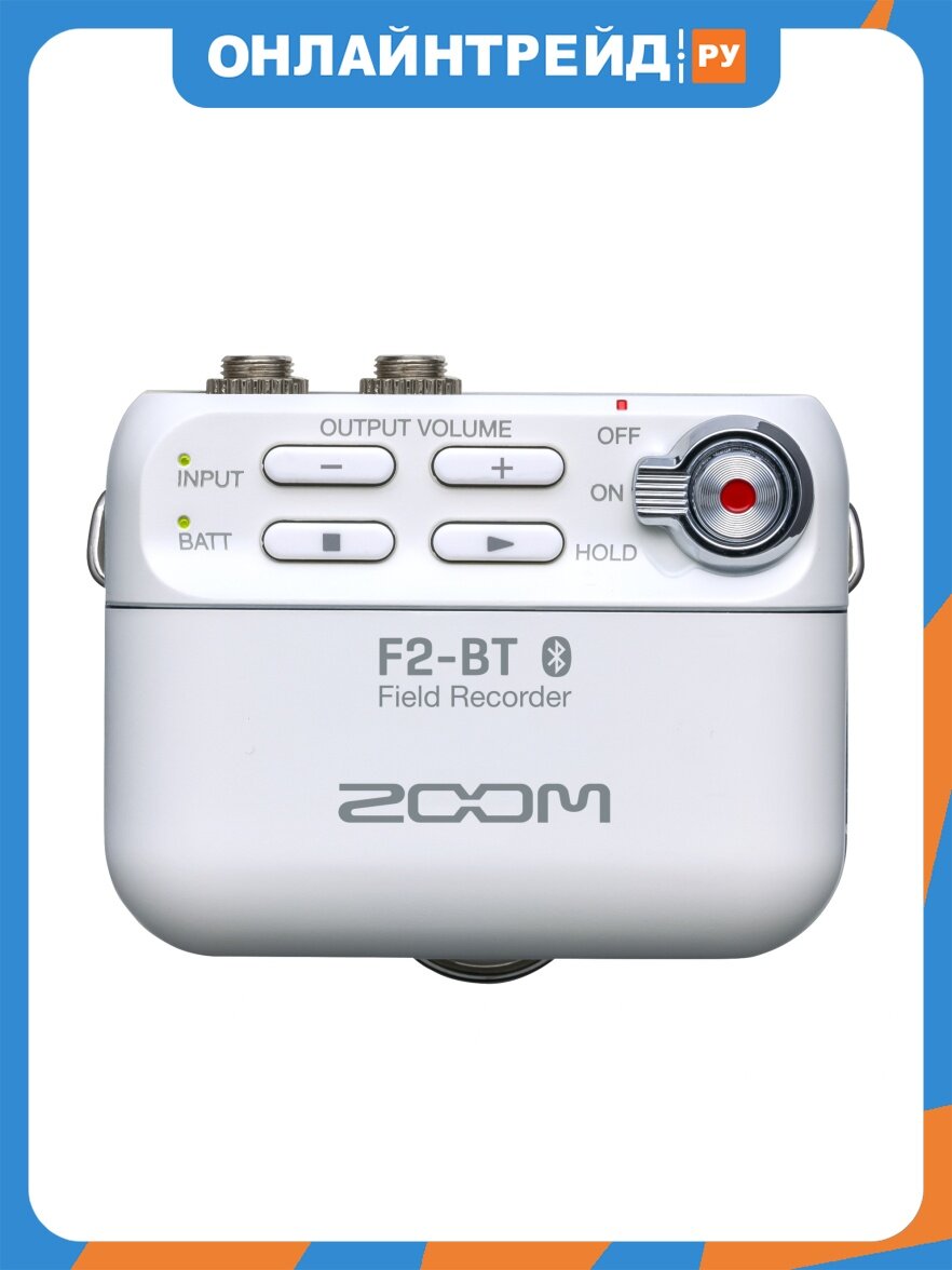 Рекордер Zoom F2-BT/W, полевой, белый