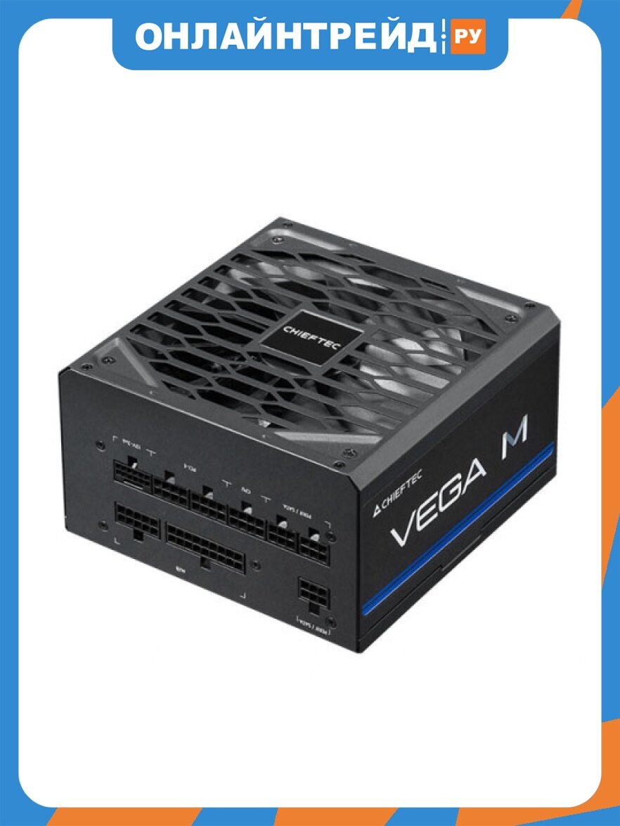 Блок питания Chieftec Vega M, 750W, 80+ Gold, ATX 3.1, черный
