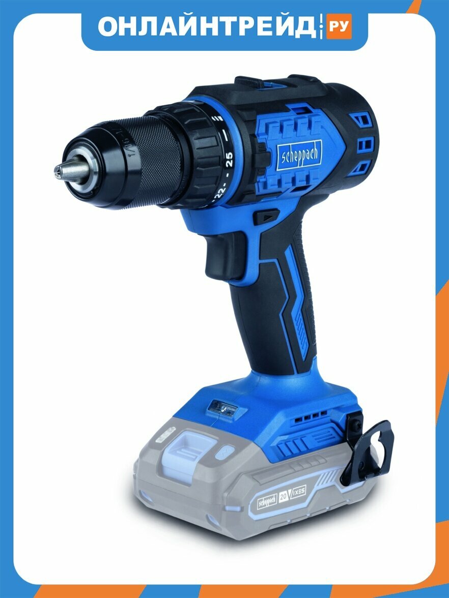 Дрель-шуруповерт аккумуляторная Scheppach BC-DD60-X, 5909239900
