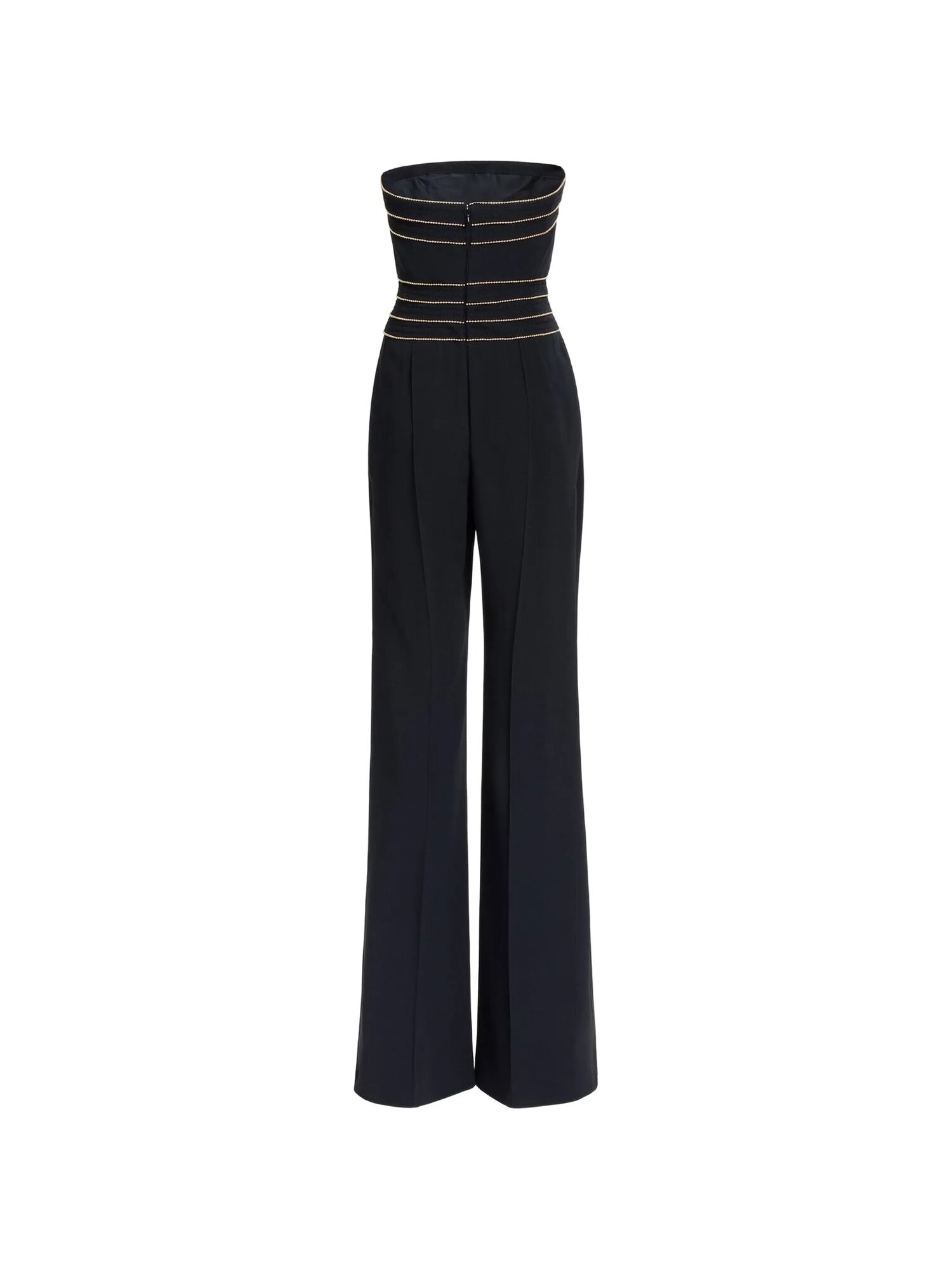 Комбинезон Elie Saab Embellished-trim strapless jumpsuit, размер 42 — фото 1